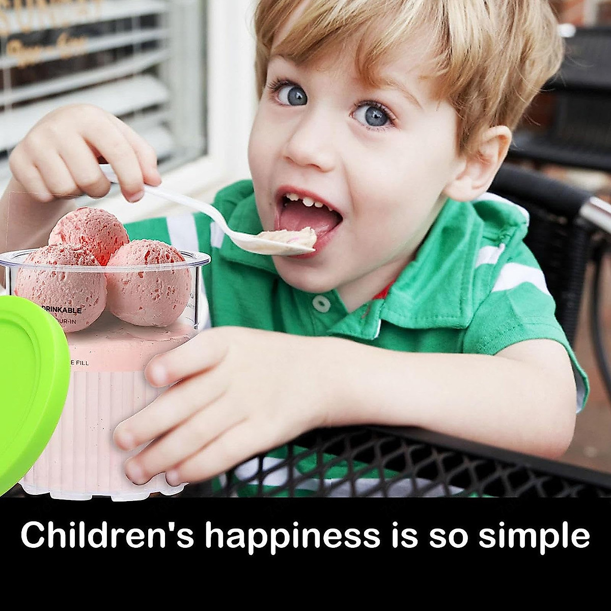 EVANEM Creami Pints and Lids, for Ninja Creami Pints and Lids,24 OZ Ice Cream Containers for Freezer Reusable,Leaf-Proof for NC501 Series Ice Cream Maker