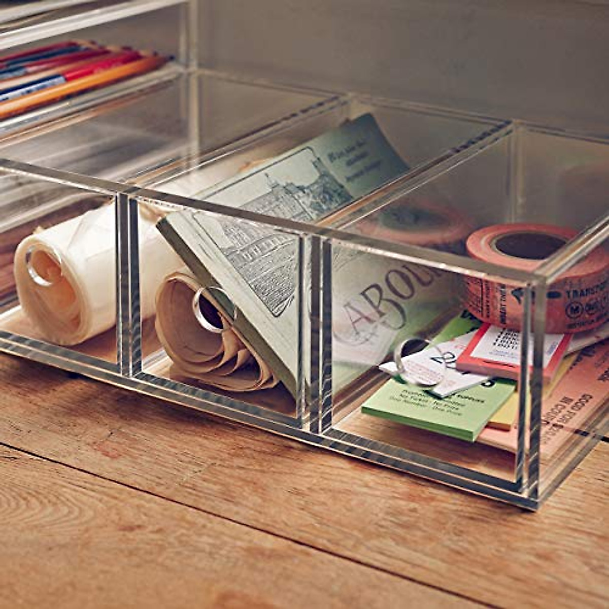 MUJI E2A4031 Storage Box, Medium, Clear