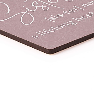 Sister Definition Purple 2.75 x 2.75 Wood Inspirational Refrigerator Magnet