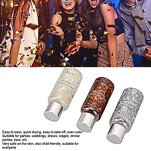 Glitter Body Gel, Glitter Set with Glitter Body Gel Stick for Party