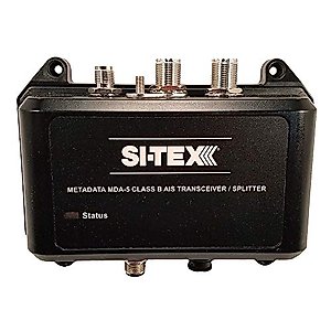 Si-tex MDA-5H 6.8 x 5.0 x 2.0 in. Hi-Power 5w Sotdma Class B AIS Transceiver with Built-in Antenna Splitter Without Wi-Fi