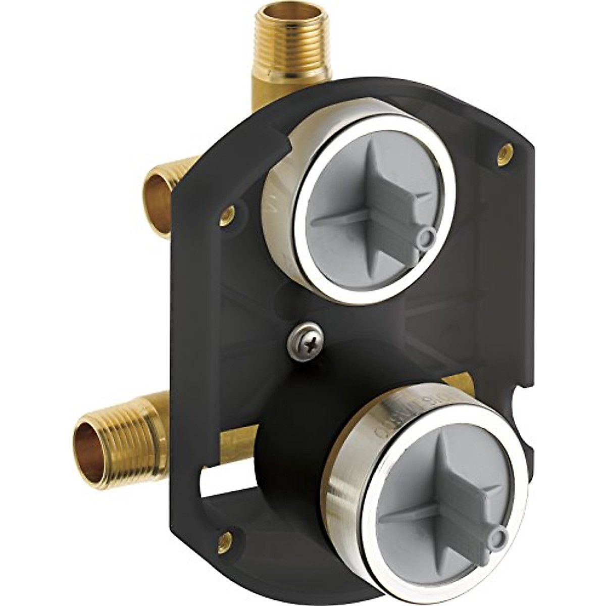 Delta Faucet R22000 MultiChoice Universal Valve 3-Setting 6-Setting Custom Shower Integrated Diverter Rough, Custom Shower Valve Kit, Delta Shower Trim Kit, Brass Construction, R22000