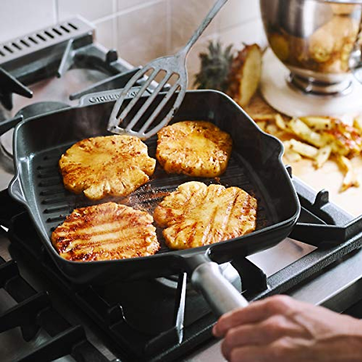 GreenPan SimmerLite 10'' Grill Pan, 11', Slate