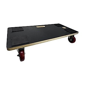 Move-It 3362 Premier 23-Inch x 12-Inch Rectangle Wood Platform Dolly, 530-lb Load Rating