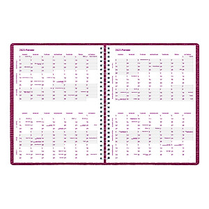 Brownline 2023 Essential Weekly Planner, Appointment Book, 12 Months, January to December, Twin-Wire Binding, 11" x 8.5", Red (CB950.RED-23)