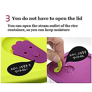 Lock&Lock Oven GLass Cooked Rice Storage Container for Freezer Set of 3