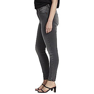 JAG Jeans Women's Viola High Rise Skinny Jeans, Columbia Grey, 12 Petite