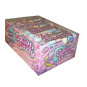 Dubble Bubble Cotton Candy Bubble Gum 5 Pieces Per Sleeve (Pack of 36)