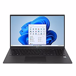 LG gram 15.6” Lightweight Laptop, Intel 13th Gen Core i7, Windows 11 Home, 16GB RAM, 512GB SSD, Black