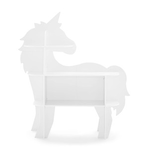 Delta Children Unicorn Bookcase - Greenguard Gold Certified, White