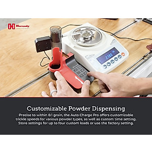 Hornady Vibratory Trickler, 050102 - Save Time and Achieve The Perfect Powder Charge with This Easy to Use Electric Powder Trickler with High, Low, and Variable Settings for All Forms of Powder