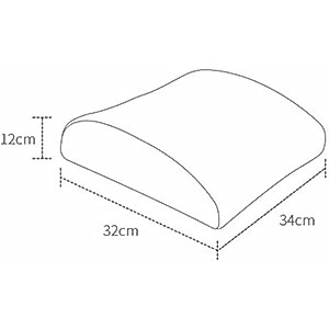 OZELS Lumbar Support Pillow, Memory Foam Back Cushion Pillow for Office Chair,Computer/Car Seat and Wheelchair with Breathable Mesh,Ergonomic Orthopedic Backrest for Back Pain Relief