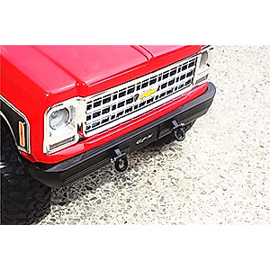 3pc Set Upgrades Aluminium Front Bumper Mount+D-Rings TRAXXAS-1/10 TRX-4 Chevrolet K5 Blazer 82076-4 RC Cars by GPM (Silver)