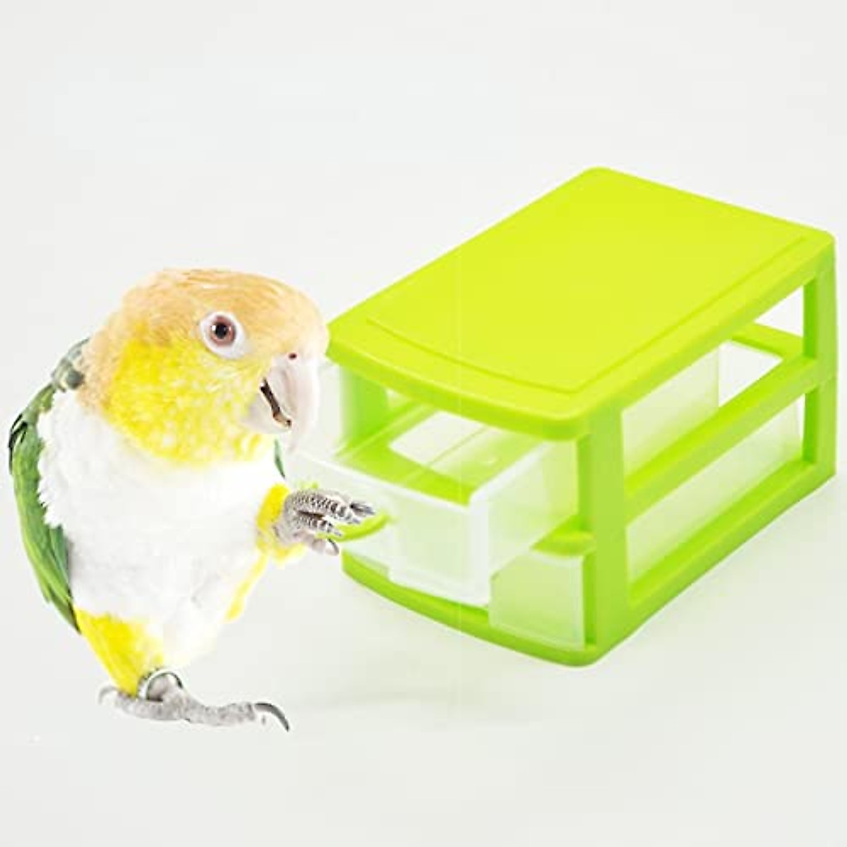 YANQIN Parrot Puzzle Toys, Trick Prop Training Education Interactive Toys for Parakeets, Conures, Cockatiels, Budgies, Lovebirds Bird Intelligence Training Toy for Small and Medium Birds Random Color