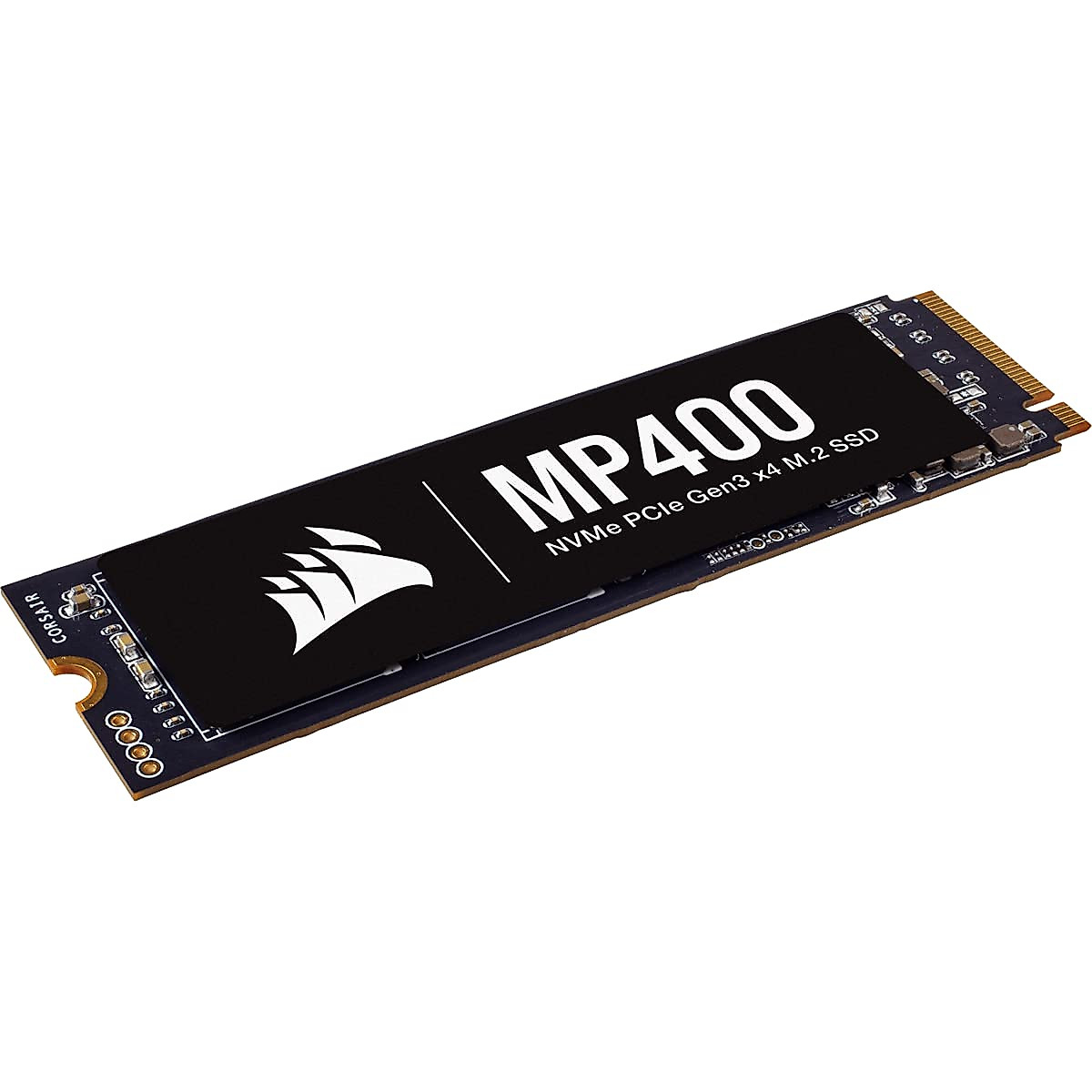 Corsair MP400 4TB M.2 NVMe PCIe x4 Gen3 SSD (Sequential Read Speeds of up to 3,480 MB/s, Write Speeds of up to 3,000 MB/s, High-Density 3D QLC NAND) Black