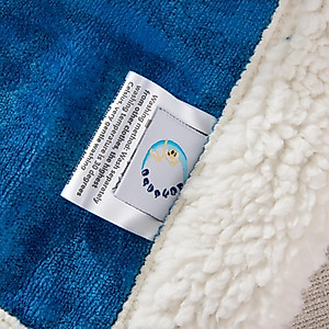 Kids Sherpa Flannel Throw Blanket 50" x 60 inches, Super Soft Cozy Plush Blanket for Indoor and Outdoor Use (Stitch, Throw(50'' × 60''))