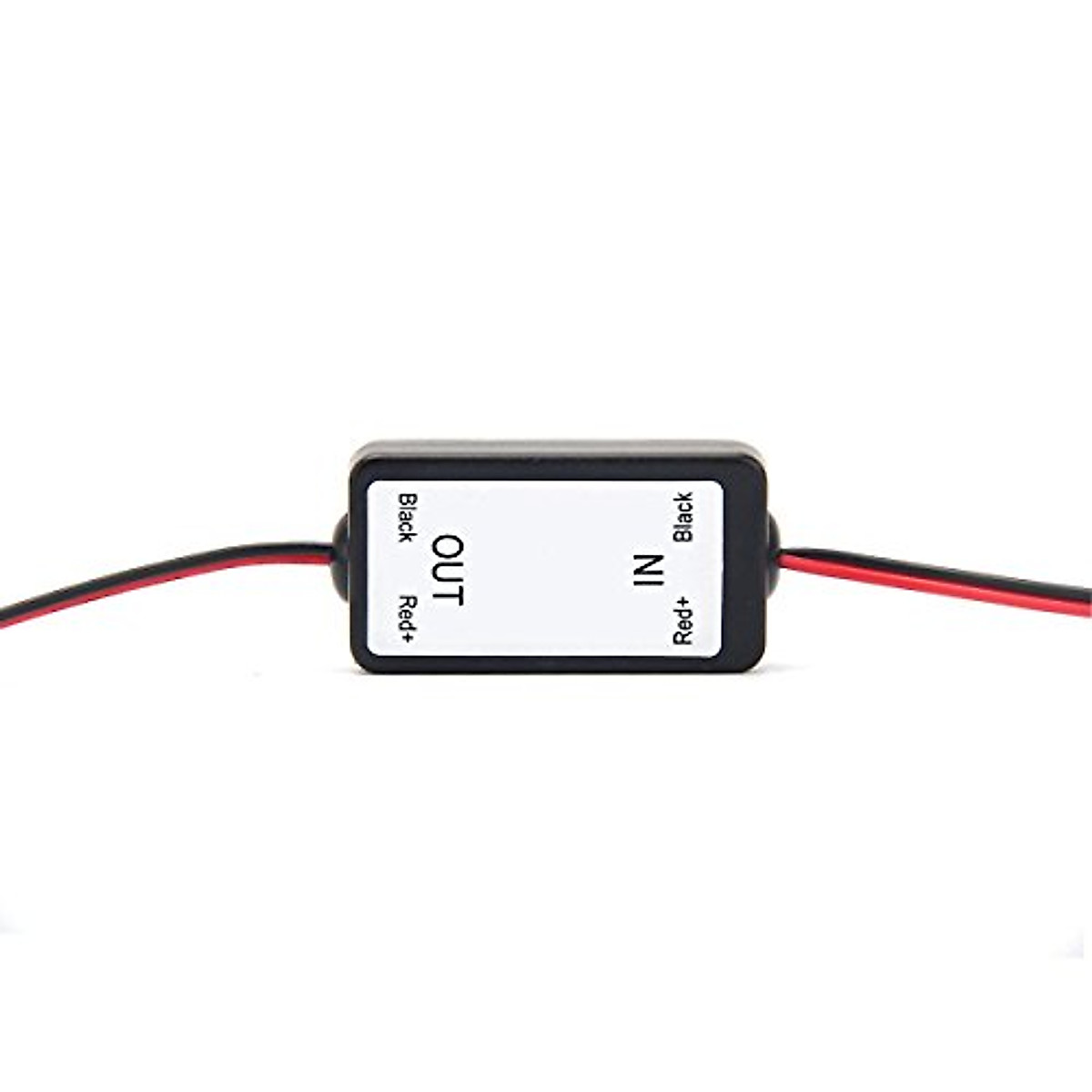 Dasaita 12V DC Power Relay Capacitor Filter Rectifiers for Car Rear View Back Up Camera -Aftermarket Camera