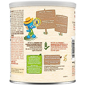 Nestle Nestum Infant Cereal, Wheat & Honey, Made for 12 Months & Up, 10.6 Ounce Canister (Pack of 4)