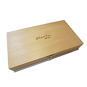 Laguiole Pale Horn Platine Knives in Presentation Box (Set of 6)