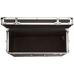 Vaultz File Organizer Storage Box - 14 x 7.25 x 12 Inch Legal Size, Portable Locking Storage Totes with Dual Combination Locks for Filing Office Documents - Black