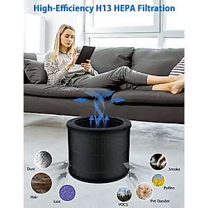 BBT BAMBOOST A230 Filter Replacement Size O Compatible with Winix A230 and A231 Air Purifier, 3-IN-1 True HEPA and High-Efficiency Activated Carbon Filter, Compare to Part #1712-0100-00, 1 Pack