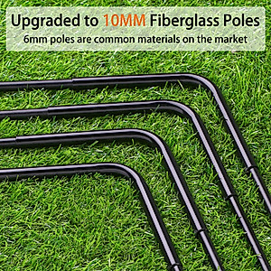 WEKEFON Soccer Goal, 5' x 3.1' Portable Soccer Net with Carry Bag for Backyard Games and Training for Kids and Youth Soccer Practice