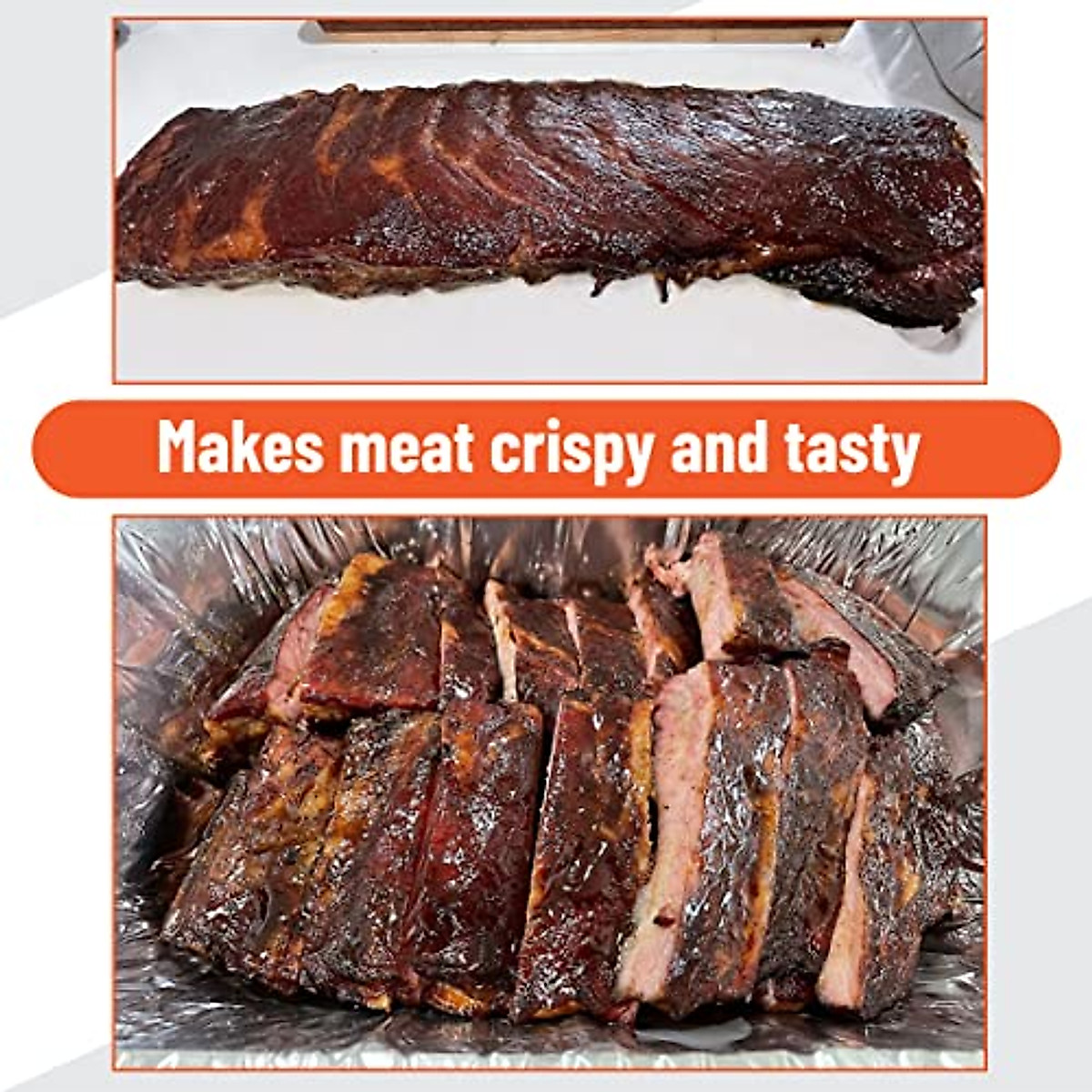 UNCO- Stainless Steel Rib Rack, Holds Up to 4 Full Racks of Ribs, Rib Rack for Smoking, Smoker Rack, Rib Racks for Grilling and Smoking, Nonstick Rib Rack, Bbq Rib Rack, Rib Rack Smoker, Rib Stand