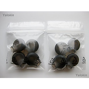 8 Medium Replacement Earbuds Eartips Compatible with Plantronics Backbeat 903 903+ 906 Stereo Headphones Headset