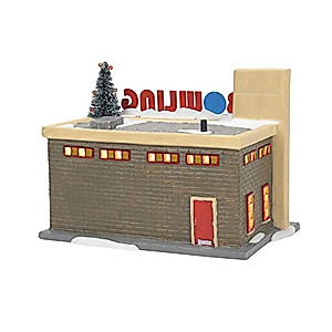 Department 56 A Christmas Story Village Hohman Lanes Bowling Lit Building, 5.75 Inch, Multicolor