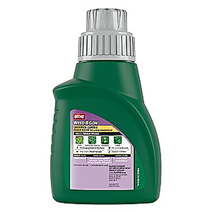 Ortho Weed B-gon Chickweed, Clover & Oxalis Killer for Lawns Concentrate, Treats 3,200 sq. ft., 16 fl. oz.