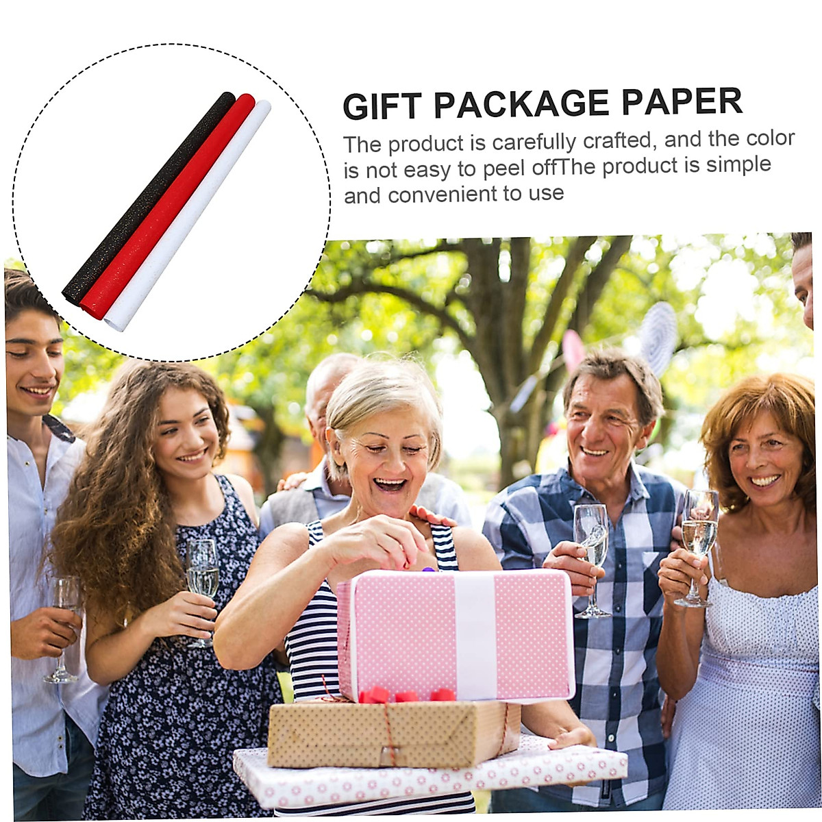 Mobestech 9 Pcs Gift Wrapping Paper Clear Cellophane Wrap Gift Wrapper From Santa Wrapping Paper Seasonal Book Decor Wrapping Paper for Gift Christmas Kraft Paper Paper Child