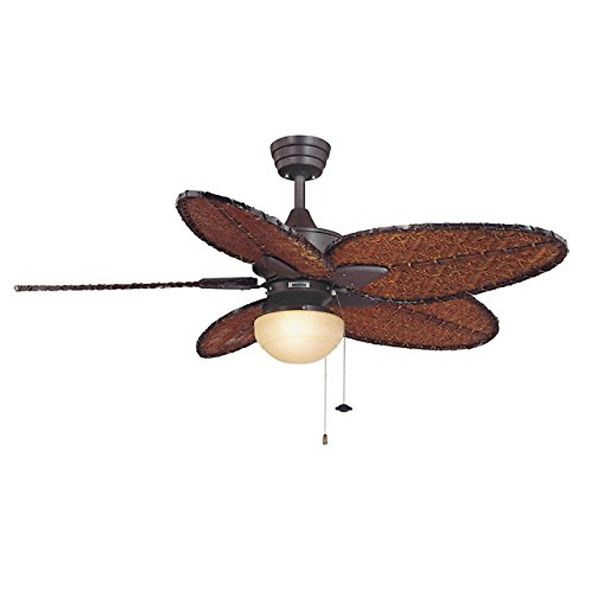 Fanimation Windpointe - 22 inch - Rust with Antique Narrow Oval Blades with Pull-Chain - FP7500RS