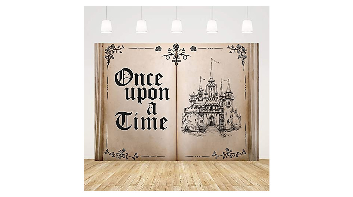 LYCGS 7X5FT Fairy Tale Books Backdrop for Events