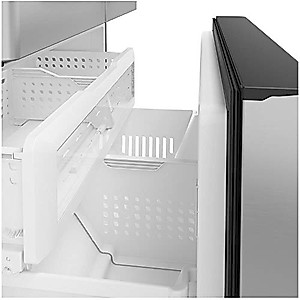 Cafe CWE23SP4MW2 23.1 cu. ft. Smart French Door Refrigerator in Matte White, Counter Depth and Fingerprint Resistant