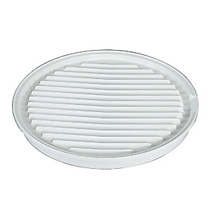 Nordic Ware Round Bacon and Meat Microwave Grill, 2-Sided, White