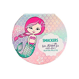 Lip Smacker Sparkle & Shine Eyeshadow Makeup Palette, Mermaid Palette Shimmer | Christmas Make Up Collection | Holiday Present | Gift for Girls