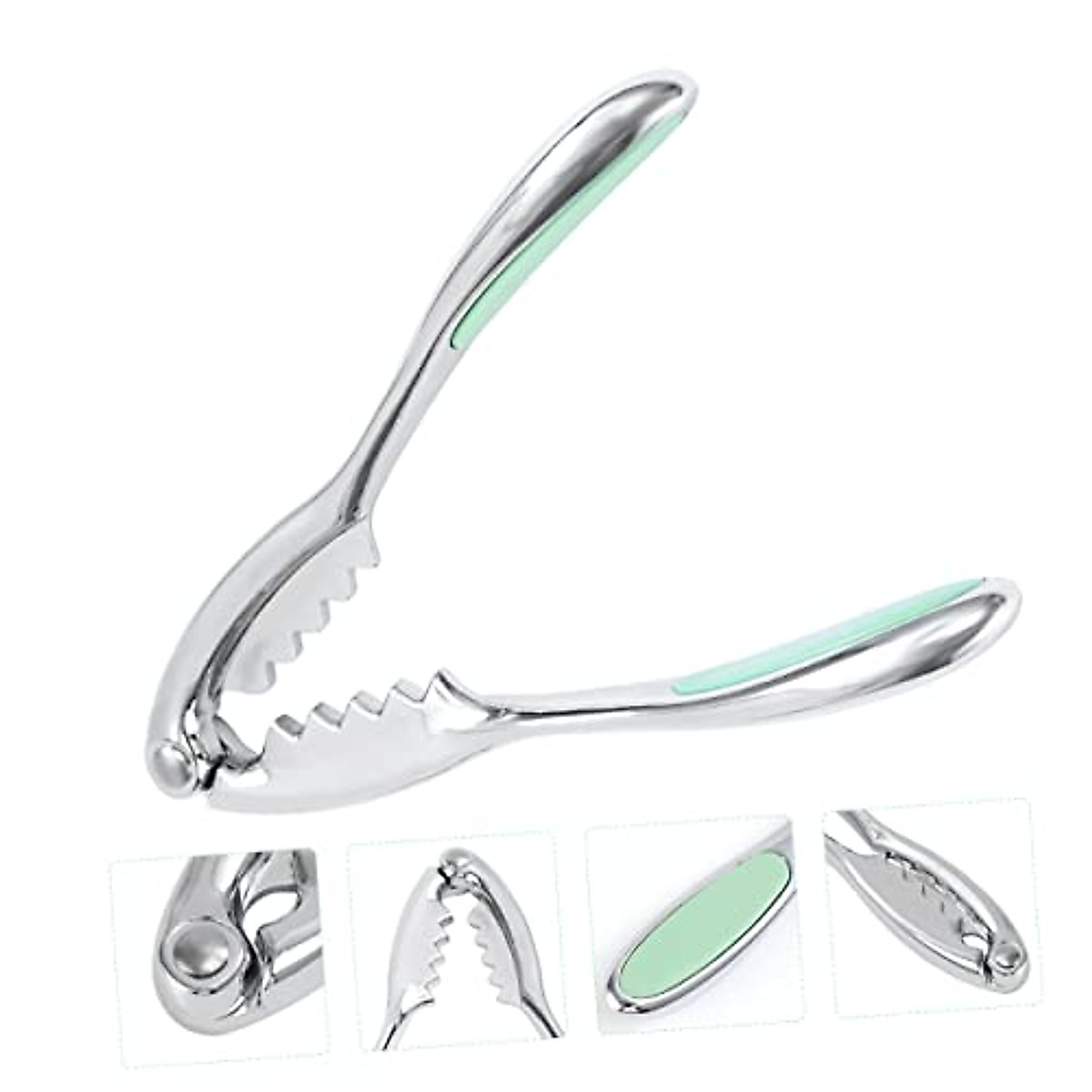 Cabilock 1pc Crab Tools Walnut Stainless Steel Bottle Opener Crab Leg Crackers Household Tools Seafood Opener Home Crab Tools Crab Pliers Tool Crab Pliers Tools Biscuit Lobster Crab