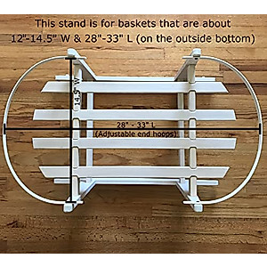 2 in 1 Natural Rocking Stand for Tadpoles Moses Baskets - with Brakes (Read All Product Details)