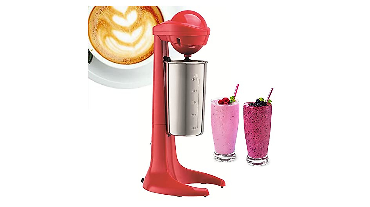 Handheld Electric Milk Shaker - Mix Drinks Effortlessly
