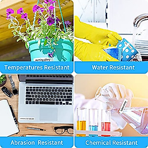 Uniwork Compatible Label Tape Replacement for Brother P Touch M Tape M231 MK231 M-K231 12mm 0.47 Inch Compatible with Brother P Touch PT-M95 PT-90 PT-70 PT-65 PT-85 Black on White, 26.2 Feet, 7Pack