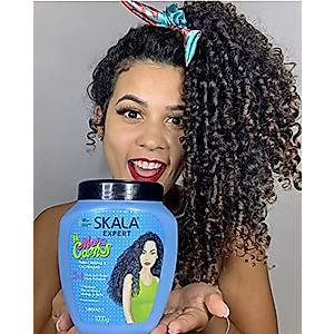 SKALA Mais Cachos Hair Type 3ABC - Eliminate Anti Frizz, For Curly Hair -2 in 1 Conditioning Treatment Cream and Cream To Comb 100% VEGAN 35.2 Oz (1 Pack)