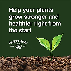 Farmer’s Secret - Soil Revitalizer - Build a Plant-Friendly Foundation - Increase Soil Moisture Retention, Nutrient Availability - 32 Ounces (32oz)