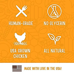 Full Moon Chicken Jerky Tenders Healthy All Natural Dog Treats Human Grade Made in USA 26 oz