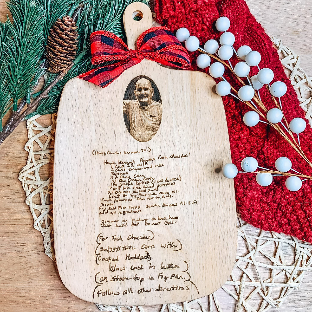 Handwritten Recipe cutting board | Personalized handwritten recipe cutting board | Custom cutting boards | Family Gifts | Charcuterie Board | Christmas Gifts