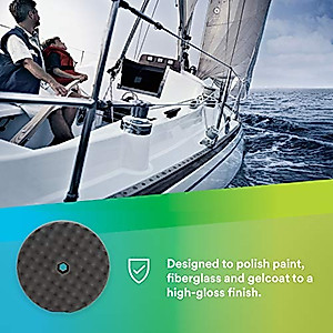 3M Perfect-It Foam Compounding Pad, 05707, 8 in, Hook & Loop Grip, Double-Sided, Polish Pad for Automotive, Professional-Grade Finish