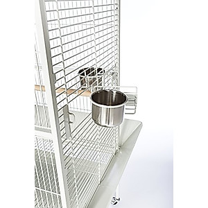 Prevue Pet Products 34522 Dometop Bird Cage, Large, Chalk White