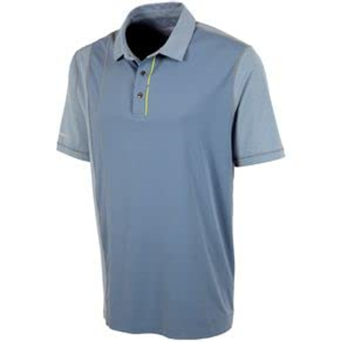 Sunice Men's Preston Polo - Magnesium Melange/Emerald SM