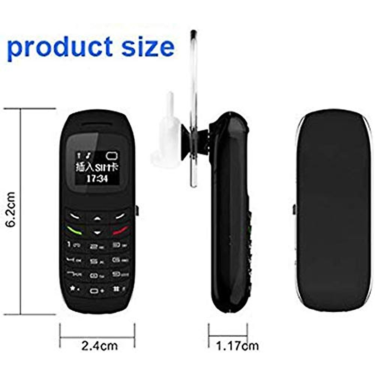 Smallest Mobile Phone L8Star BM70 Tiny Mini Mobile Black Unlocked