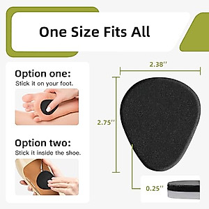 20-Pack Metatarsal Foot Pads for Pain Relief and Neuroma, Ball of Foot Cushions for Women and Men, 1/4” Thick, Support for The Forefoot and Sole, 10 Pairs