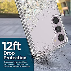 Case-Mate Samsung Galaxy S23 Plus Case [6.6"] [12FT Drop Protection] [Wireless Charging] Touch of Pearl Phone Case for Samsung Galaxy S23 Plus - Cute Sparkle Mother of Pearl Case w/Anti-Scratch Tech
